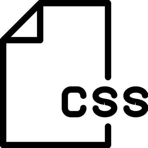 Css Vector Svg Icon Svg Repo