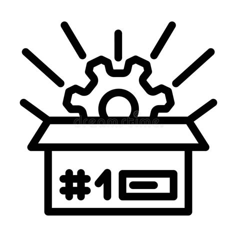 Custom Manufacturing Engineer Glyph Icon Vector Illustration Stock