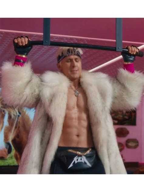Barbie 2023 Ryan Gosling Ken Fur Coat 53 OFF