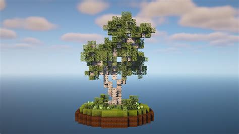 Upgrading Every Minecraft Tree Birch Tree 310 Minecraftbuilds