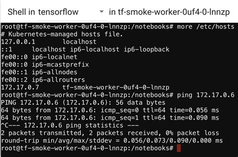 Tf Smoke Py Distributed Computing Doesn T Work On Minikube Issue 238