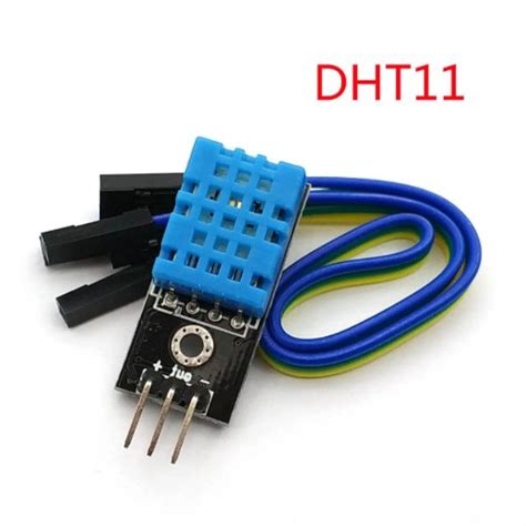 Dht11 เซ็นเซอร์วัดอุณหภูมิและความชื้น พร้อมสายจัมป์ Shopee Thailand