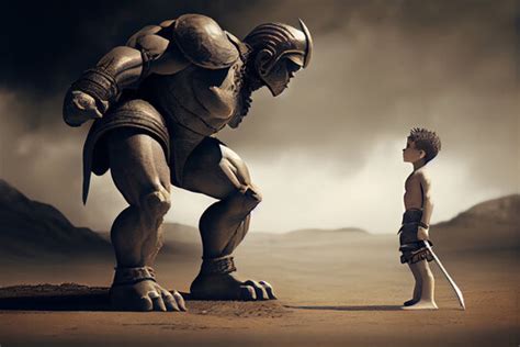 David And Goliath Wallpaper