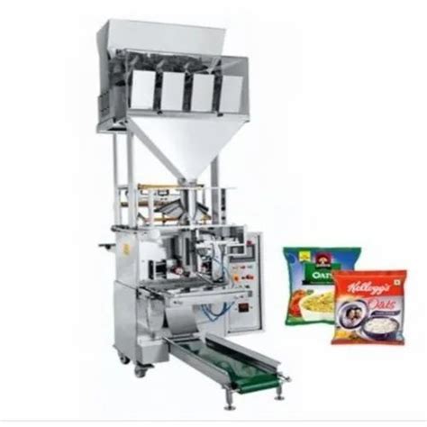 Stainless Steel Body Linear Weigher Packing Machine For Potato Chips Packaging HP At