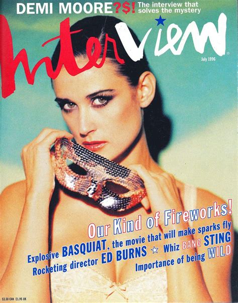 Demi Moore 1996 Photography Ellen Von Unwerth Demi Moore Interview