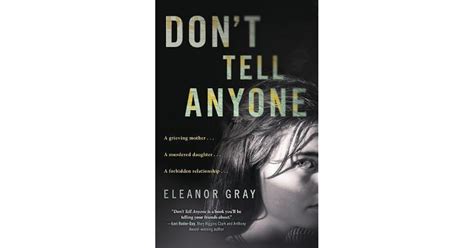 Dont Tell Anyone By Eleanor Gray