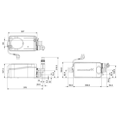 ᐉ Канализационная насосная станция Grundfos Sololift2 D-2 (97775318 ...