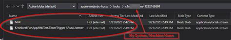 I Dont Have A Azure Webjobs Hosts Container In Azure Storage
