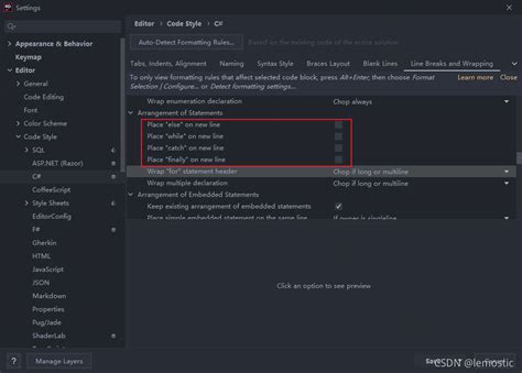 Jetbrains Rider采用java代码风格格式化c代码rider设置编辑器规则校验为java Csdn博客