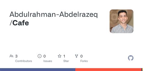 Github Abdulrahman Abdelrazeq Cafe
