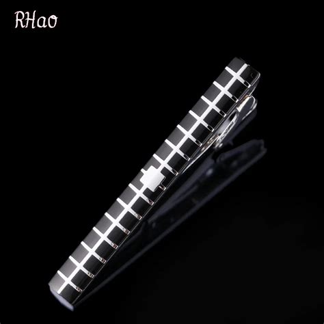 Classic Men Wedding Tie Clips Rhao High Quality Metal Tie Clips For Men