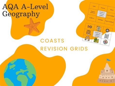 AQA A Level Geography Paper 1 Revision Grids Teaching Resources