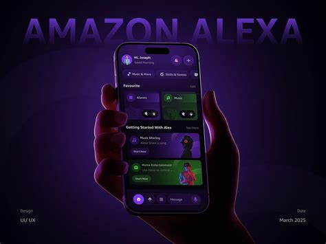 Amazon Alexa Voice Assistant Mobile App Behance