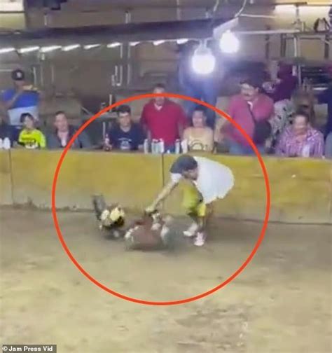 Moment A Rooster Attacks Its Owner Leaving Him With Horrifying Leg