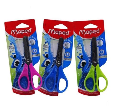 TIJERA PUNTA ROMA MAPED ESSENTIALS 13CM COLORES VARIOS MAYC Suministros