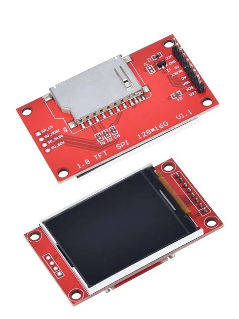 1 8 inch tft lcd module lcd screen module spi serial 51 drivers 4 io driver tft resolution 128