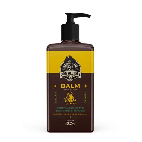 Balm Hidratante Para Barba 120ml Lemon Bone Don Alcides No Shoptime