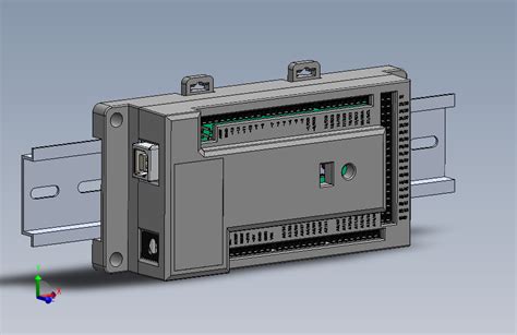 Arduino Mega 导轨安装外壳solidworks 2021模型图纸下载 懒石网