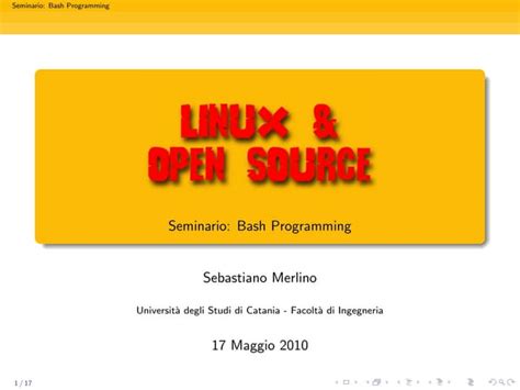 Bash Programming Ppt