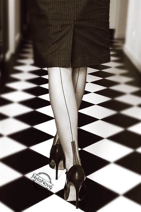Black And White Cuban Heel Stockings Hq Outfits And Sightings Forum