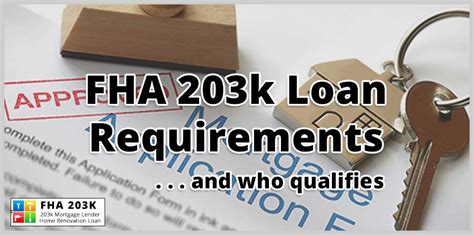 Fha 203k Requirements Who Qualifies