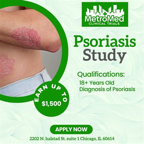 Moderate To Severe Plaque Psoriasis Chicago Il Clinical Trial 61581