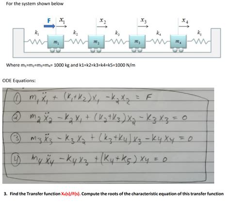 Solved For The System Shown Below Mi M M Me Where M Chegg Com