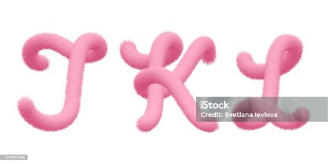 푹신푹신한 글꼴 J K L 버블 타이프 스크립트 텍스트 모피 퐁퐁 3d 타이포그래피 털이 많은 벡터 대문자 스크립트 퍼지 부드러운 봉제 인형 문자 푹신한 질감 볼륨감 있는