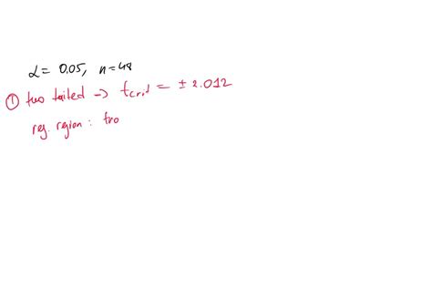 Solved Find The Critical Value S And Rejection Region S For The Type