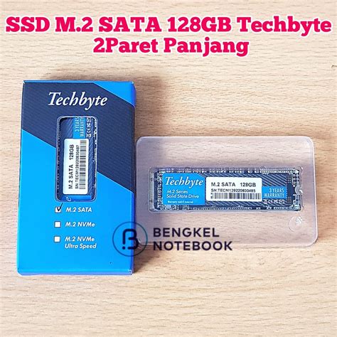 Jual SSD M2 M 2 SATA M2 SATA 128GB Techbyte 2PARET Panjang Shopee Indonesia