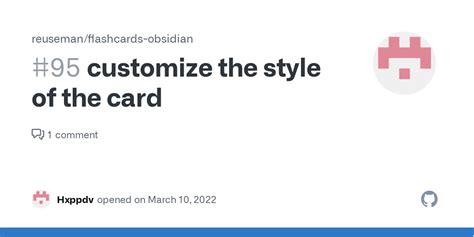 Customize The Style Of The Card · Issue 95 · Reusemanflashcards