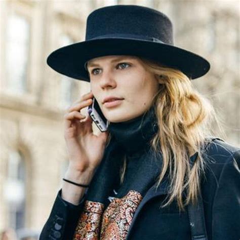 Chapeau De Feutre Fedora Canotier Mode Femme Cuteandfashion