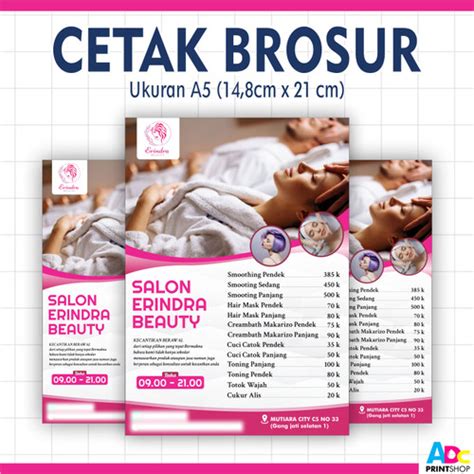 Jual CETAK BROSUR FULL COLOR Kota Surabaya ADC PrintShop Tokopedia