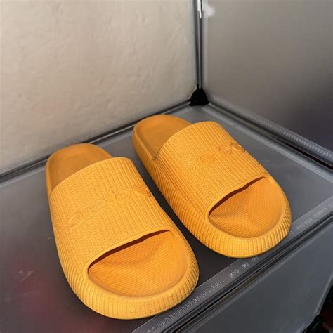 Orange 🍊 BebÉ Slides Size 8 Bebe Orangesandals Depop