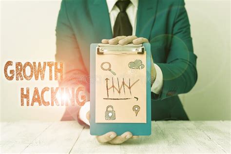 Handwriting Text Growth Hacking Concept Meaning Activity Of Trying