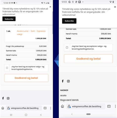 Wiingreencoffeedk Pay Button Does Not Respond · Issue 102772