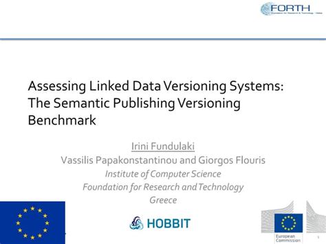 Assessing Linked Data Versioning Systems The Semantic Publishing