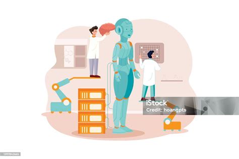 Artificial Intelligent Robot Configuration Stock Illustration Download Image Now Business