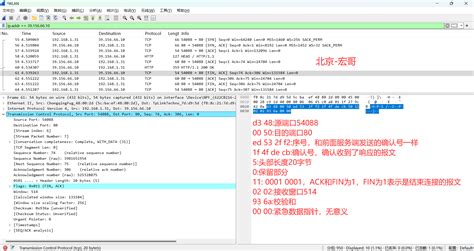 《熬夜整理》保姆级系列教程 玩转wireshark抓包神器教程 8 Wireshark的tcp包详解 下篇 北京 宏哥 博客园