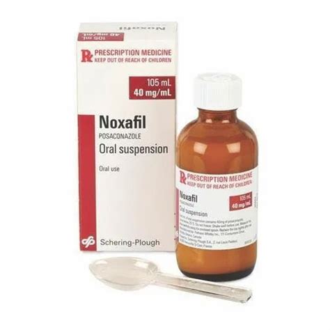 Noxafil Posaconazole Oral Suspension Treatment Fungal Infections Mg At Bottle In