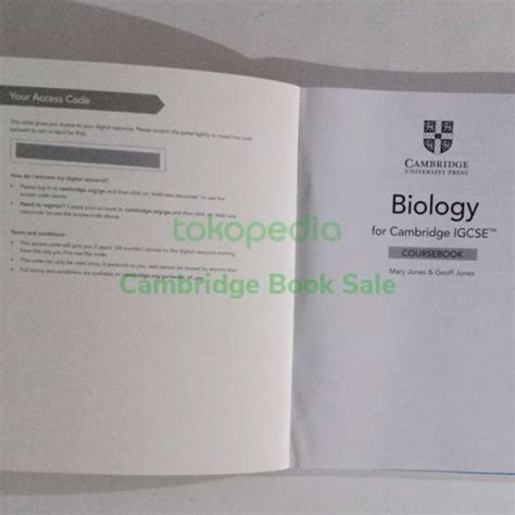Promo Cambridge Igcseâ„¢ Biology 4th Coursebook With Digital Access 2