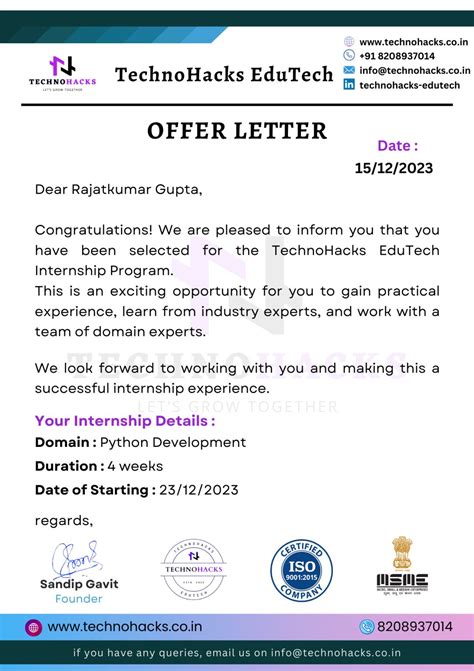 Newbeginnings Pythoninternship Technohacksedutechofficial