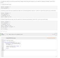 Answered A Variable Like UserNum Can Store A Value Like An Integer