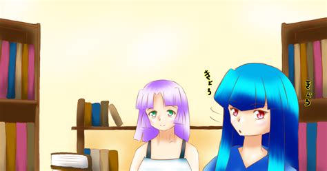 オリジナル 【にんひれ】半歩先行く本屋事情っ【人魚さんちのヒレ事情】 鈴風ると交流したいのマンガ Pixiv