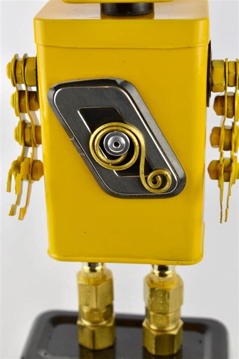 Assemblage Art Robot Created With Recycled And Reclaimed Etsy