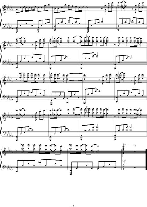 蓝色的忧伤钢琴曲 钢琴谱 简谱 五线谱