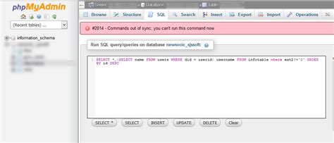 Mysql Commands Out Of Sync You Cant Run This Command Now Database