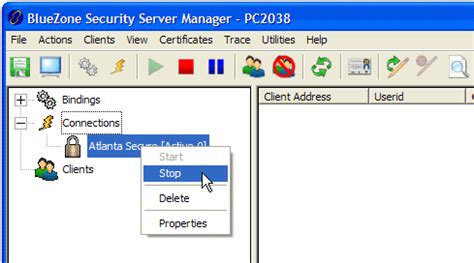 Starting And Stopping The Server Service