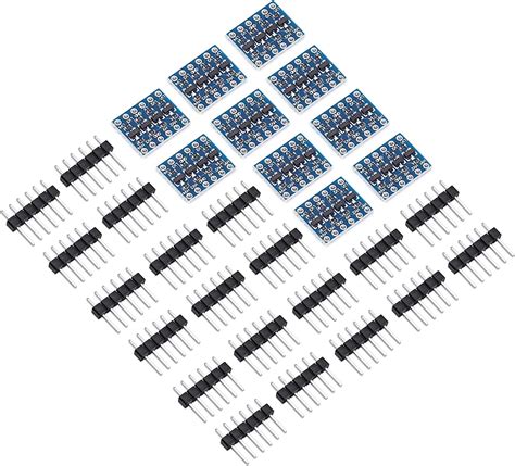 Arceli 10pcs 4 Canaux Iic I2c Module De Convertisseur De Niveau Logique 3 3v à 5v Shifter Pour