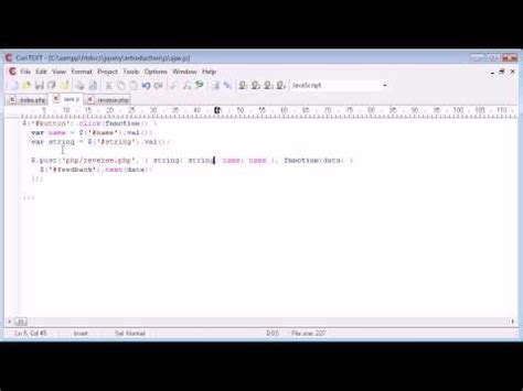 JQuery Tutorial 99 POST Request YouTube